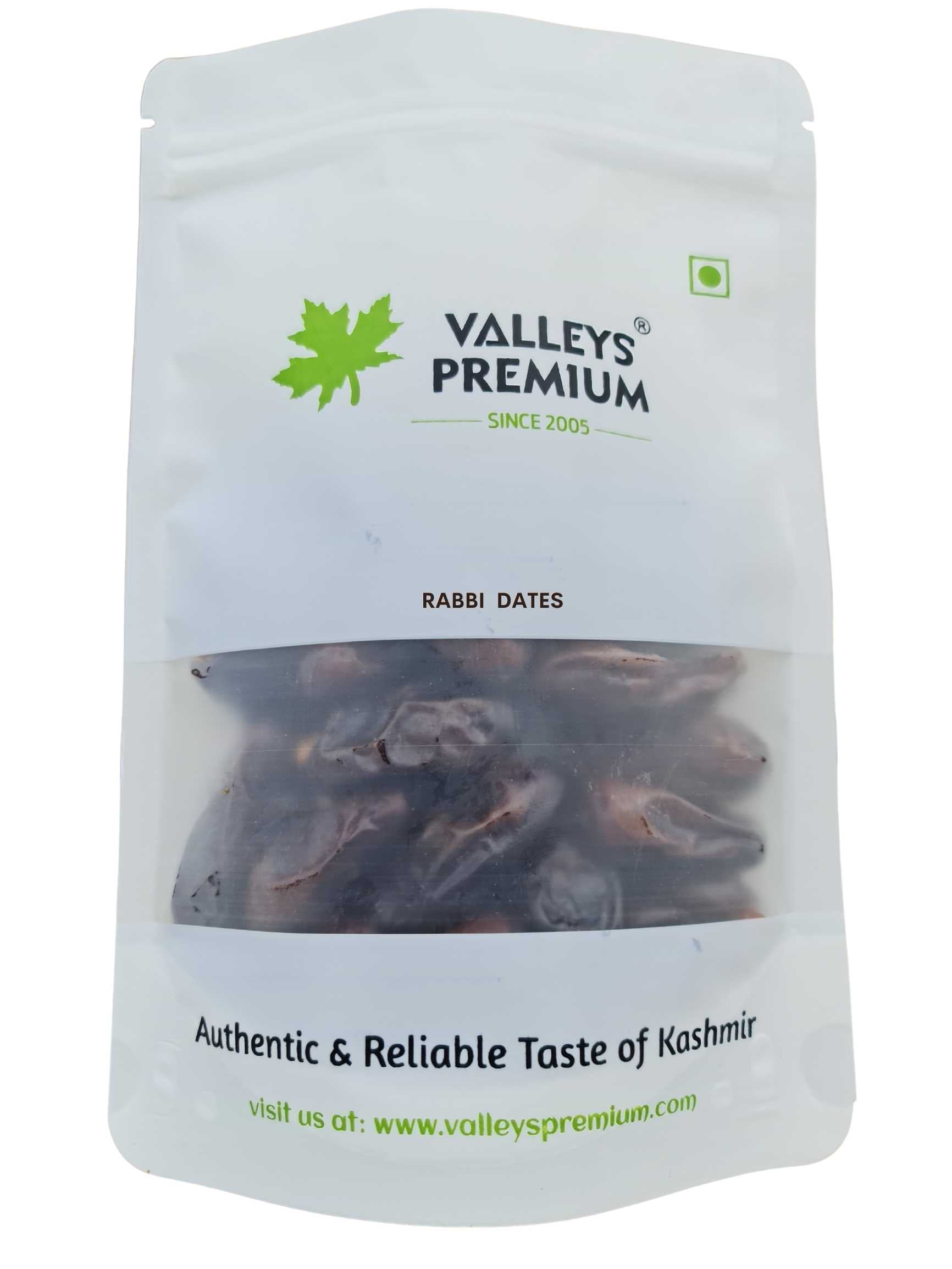 Valleys Premium Iranian Rabbi Dates 400 Grams ( Khajur Khajoor Date ...