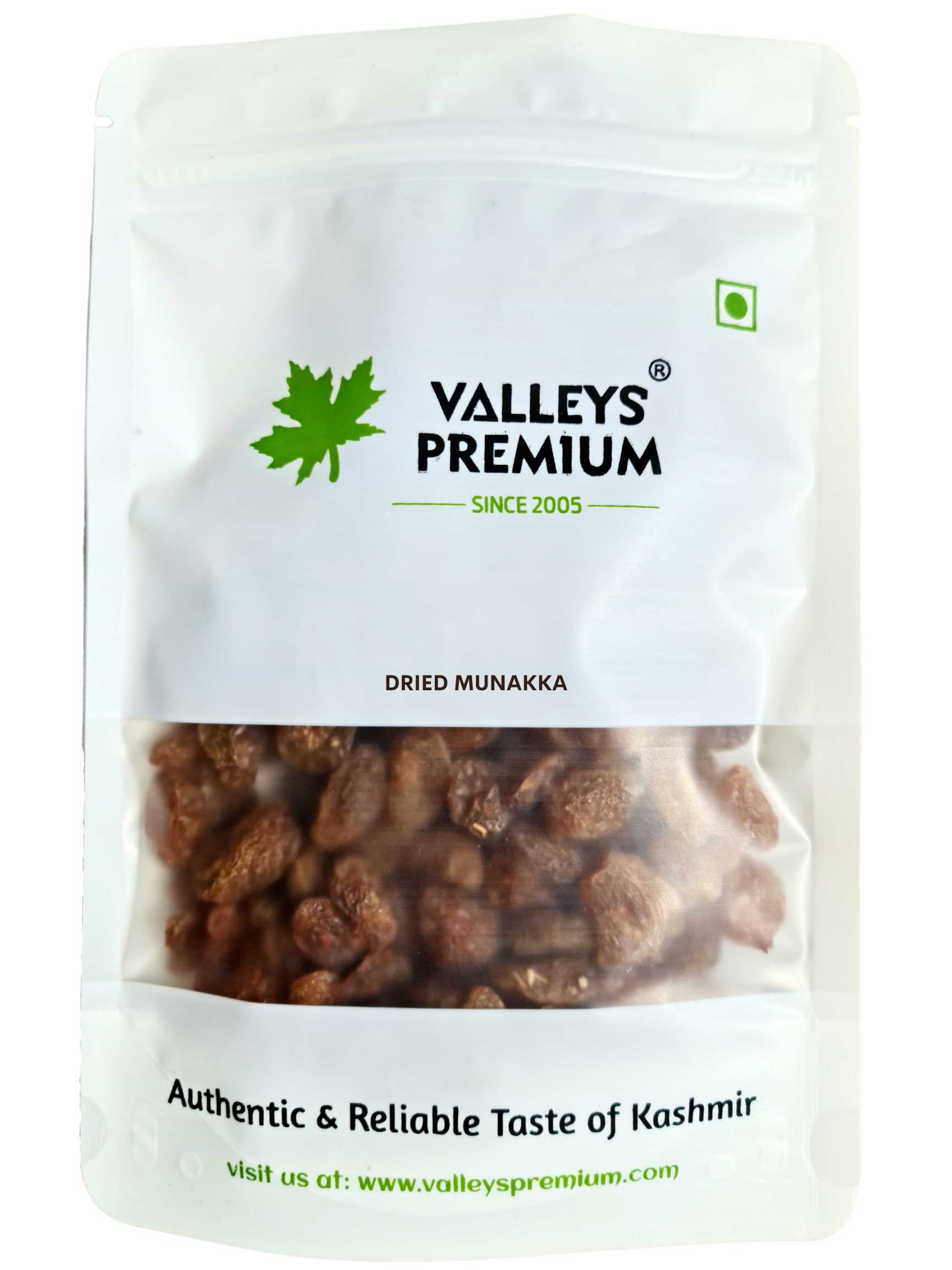 Valleys Premium Afghani Dried Munaka 400 Gram